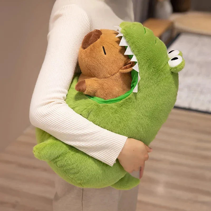 Capybara Green Dinosaur Outfit Plushie – Dublin Trends