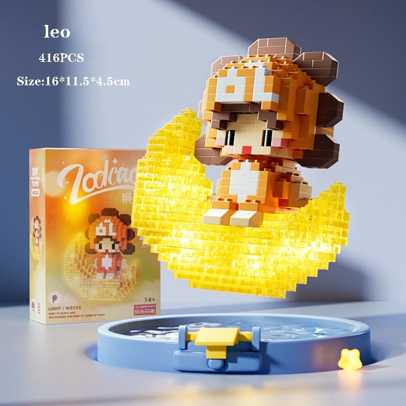 Kawaii Chibi Moon Zodiac Star Constellations Nano Building Blocks ...